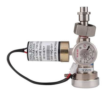 Industrial Scientific : Regulator, Demand W/ Switch (200 PSI), 0.3 LPM ...