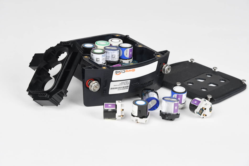 SafeCore, LEL (Pentane), O2, SO2, Cl2, CO/H2S, Pump, UL/CSA, English