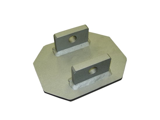 DBI-SALA 8510816 Weld-on mounting plate for portable fall-arrest mast ...